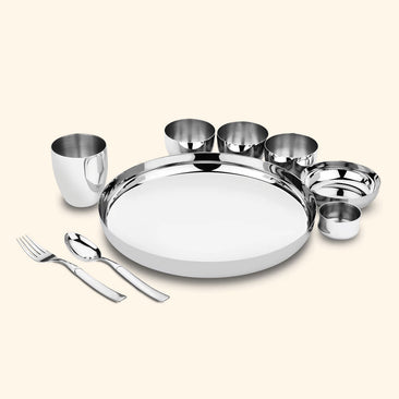 High Quality Stainless Steel Dinner Set: Superior Dining – Bhalaria ...